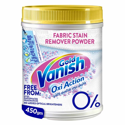 Vanish Laundry Stain Remover Oxi Action Gold Powder For Whites, Can Be ...