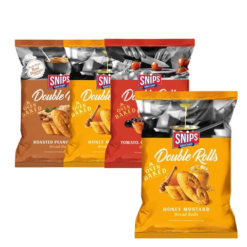Buy Snips Double Roll Chips Assorted 130GR 3+1 Free Online | Carrefour ...