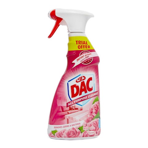 DAC All-Purpose Cleaner - Removes Germs Bacteria - Wild Rose - 500ml ...