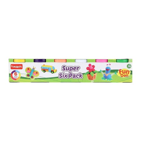Buy Super Soft Dough - 6 Count - 50 gram Online | Carrefour Egypt