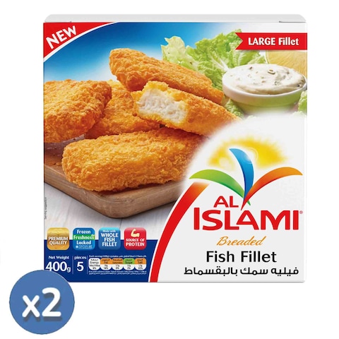 Al Islami Breaded Fish Fillet 400g Pack of 2 price in UAE | Carrefour ...