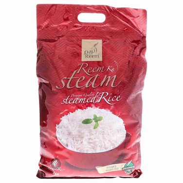 Buy Reem Ka Steam Steamed Basmati Rice 5 kg Online | Carrefour Pakistan