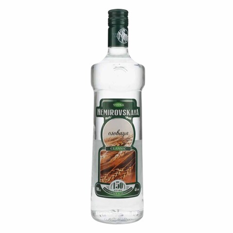 Buy Nemiroff Classic Osobaya Vodka 1L Online | Carrefour Lebanon