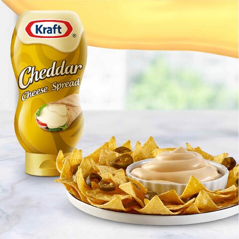 Buy Kraft Original Squeeze Cream Cheese Spread 440g Online | Carrefour KSA