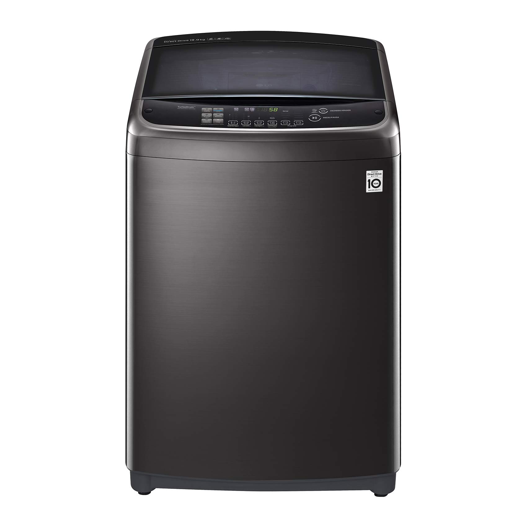 Buy LG Top Load Automatic Washing Machine - 22 kg - Black - T2293EFHSC ...