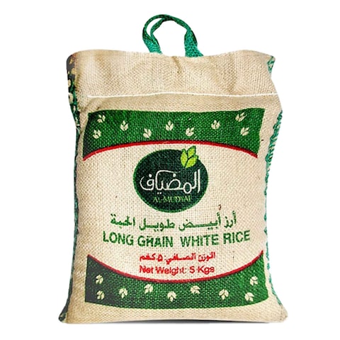 Almudyaf Indian White Basmati Rice 5kg price in Saudi Arabia ...