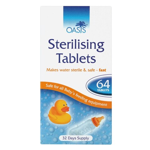 Buy Oasis Sterilizing Tablets 64 Pieces Online | Carrefour Kenya