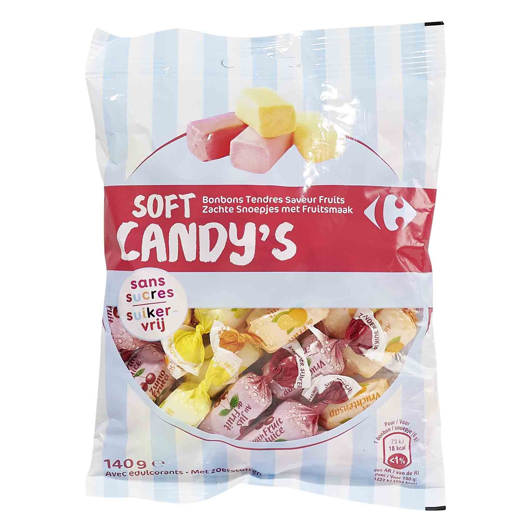 Buy Carrefour Fruit Soft No Sugar Candies 140g Online | Carrefour Kenya