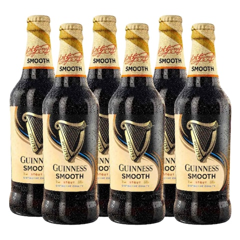 Buy Guinness Smooth Stout 500ml x Pack Of 6 Online | Carrefour Kenya