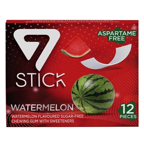 Buy 7 Sticks Sugar Free Gum Watermelon 33GR Online | Carrefour Lebanon