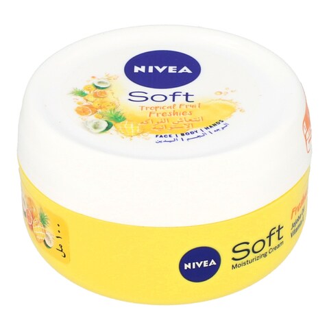 Buy Nivea Soft Tropical Fruit Freshness Moisturizing Cream 100ml Online ...