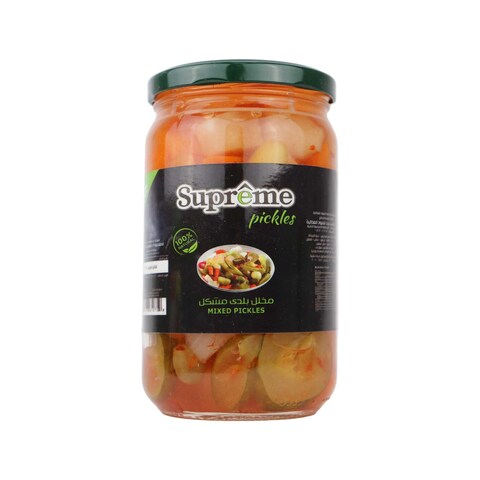 Buy Supreme Mixed Pickles - 720 gram Online | Carrefour Egypt