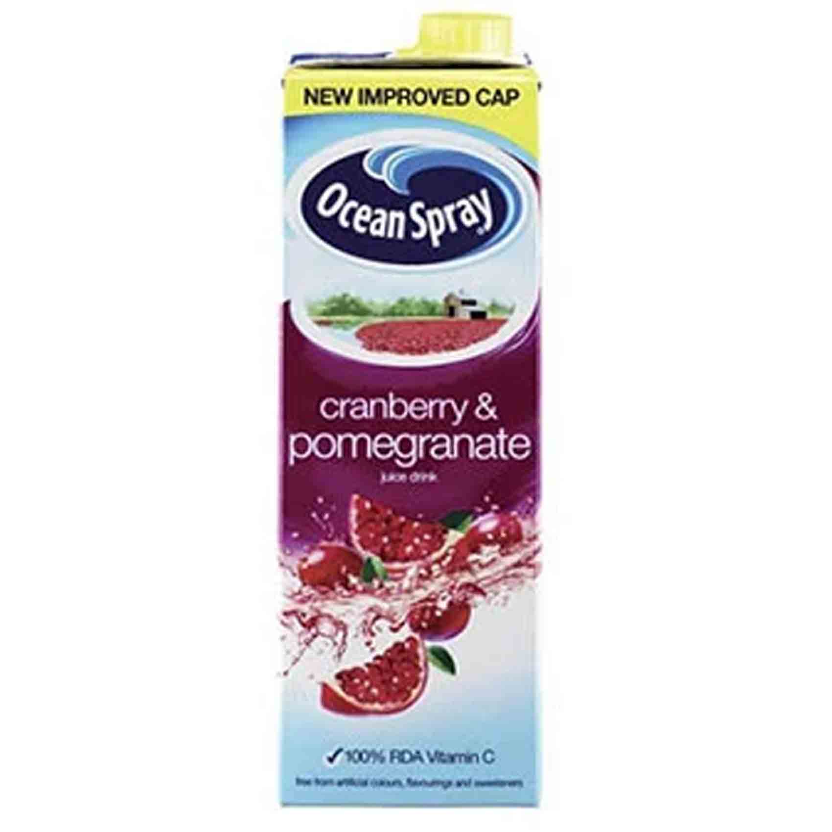 Ocean Spray Juice Cranberry And Pomegranate Flavor 1 Liter Online