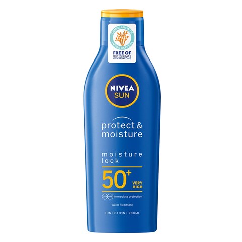 Buy Nivea Sun SPF 50+ Sun Screen Moisturizing Lotion 200ml Online ...