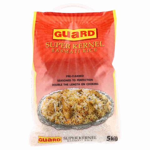Buy Guard Super Kernel Basmati Rice 5 kg Online | Carrefour Pakistan
