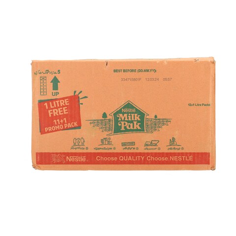 Buy Nestle Milk Pak Full Cream Milk 1 lt (Pack of 12) Online ...