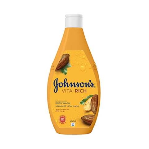 Buy Johnson And Johnson Vita-Rich Shower Gel Cocoa 400ML Online ...