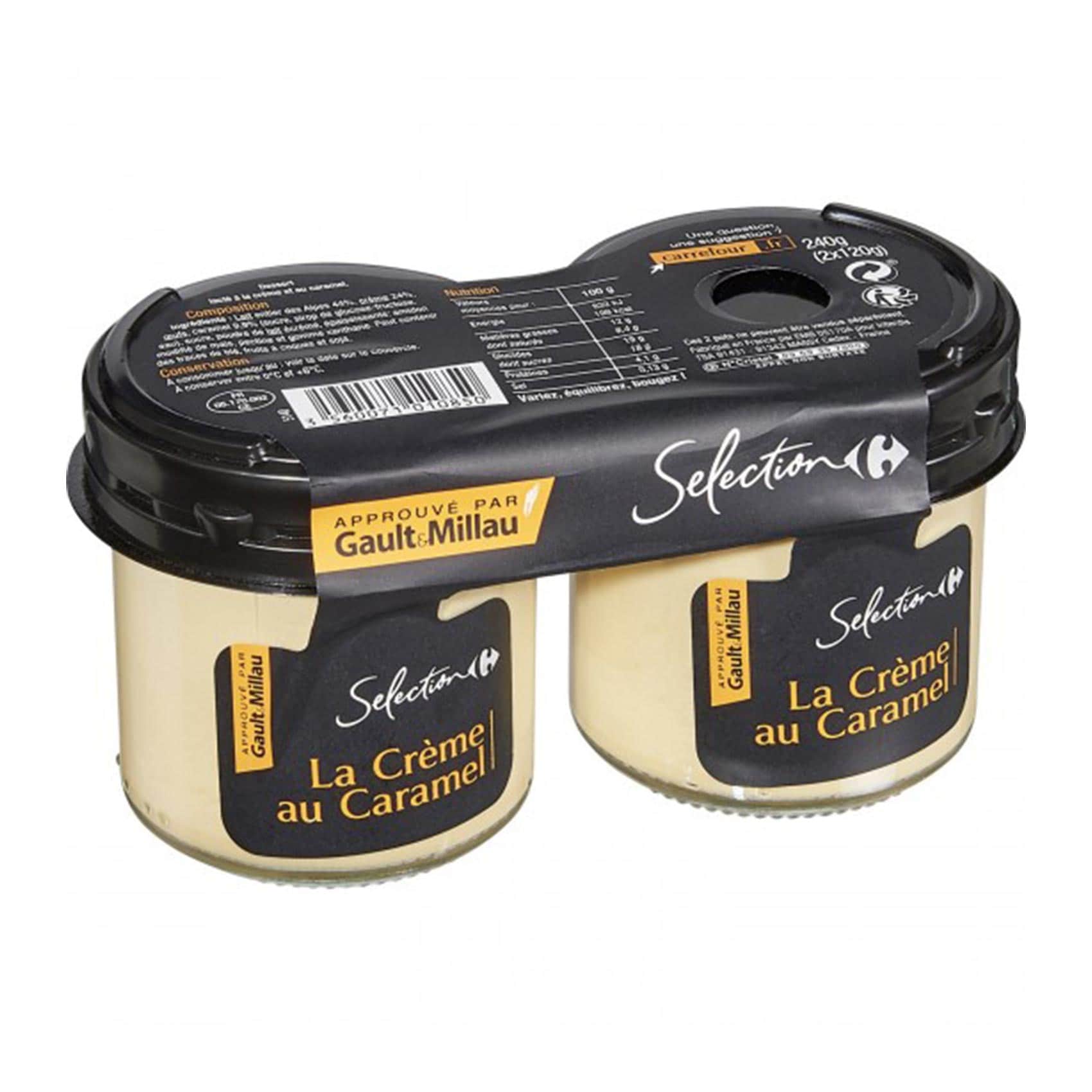 Buy Carrefour Selection Caramel Cream 120g × 2 Online | Carrefour KSA