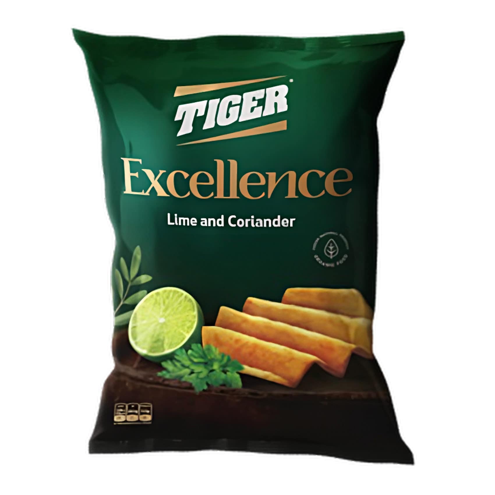 Buy Tiger Excellence Fried Potato Chips - Lime Coriander - 55 gram ...