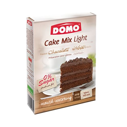 Buy Domo Light Chocolate Cake Mix 430GR Online | Carrefour Lebanon