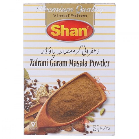 Buy Shan Zafrani Garam Masala Powder 25 gr Online | Carrefour Pakistan