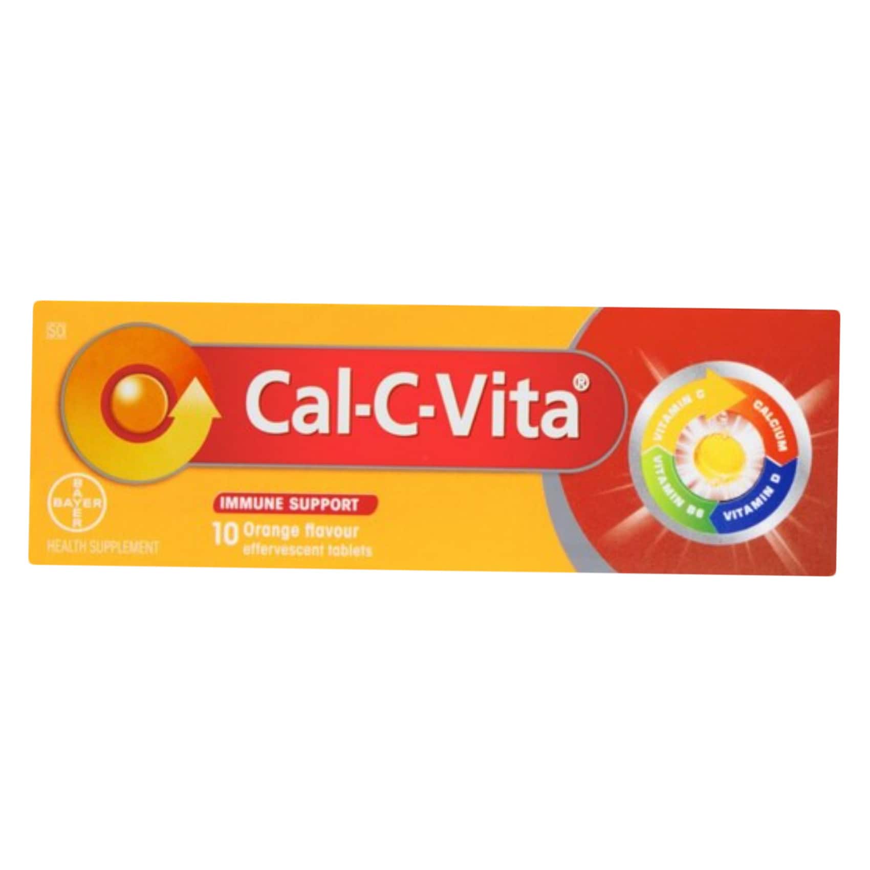 Buy Cal C Vita Calcium And Vitamin Tablets 10 Count Online | Carrefour ...