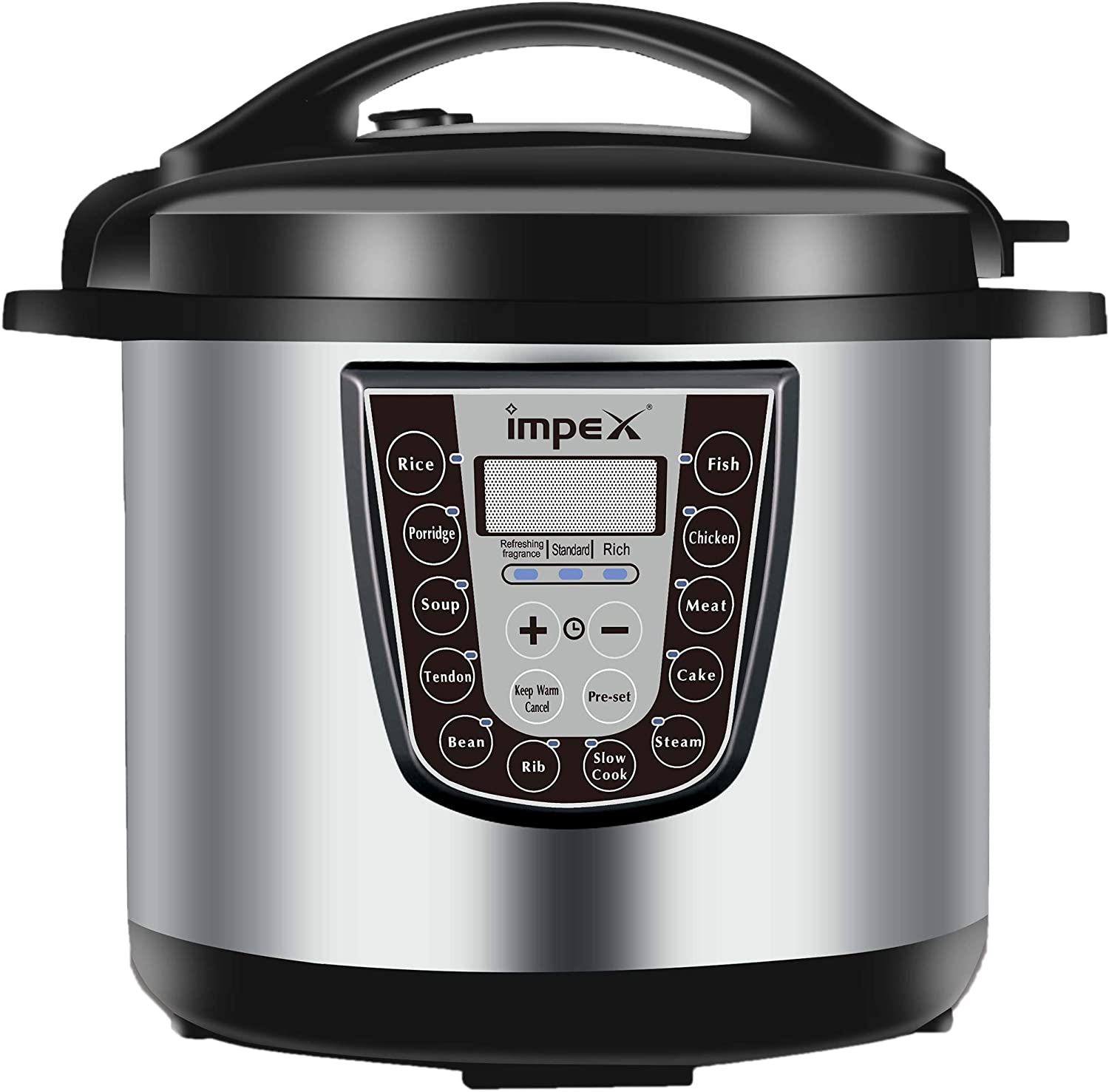 Buy Impex EPC 8 Smart Pot 1300 Watts Electric Pressure Cooker, 8 Litre ...