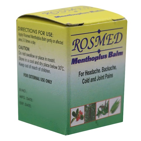 Buy Rosmed Menthoplus Balm 9g Online | Carrefour Kenya