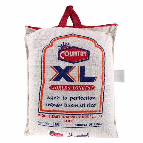 Buy Country XL - Indian Basmati Rice 10kg Online | Carrefour KSA