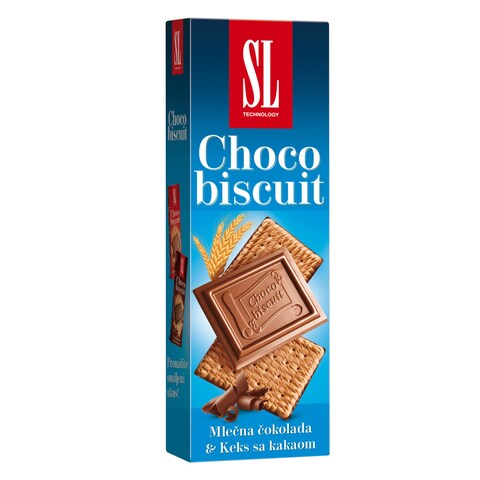 Buy Swisslion Milk Chocolate And Cocoa Biscuits 125g Online | Carrefour ...