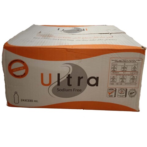 Ultra Sodium Free Water 330ml x Pack of 24 price in Kuwait | Carrefour ...