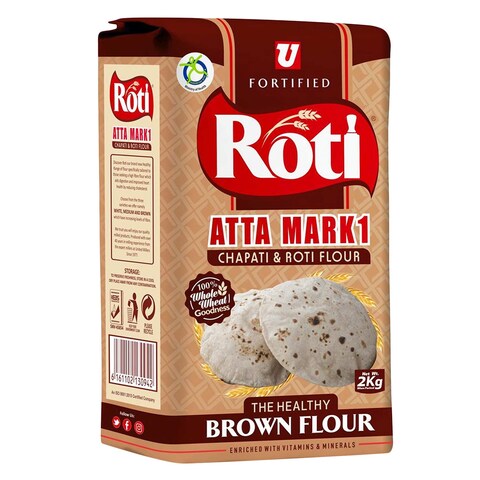 Buy Roti Atta Mark 1 Brown Chapati And Roti Flour 2kg Online ...