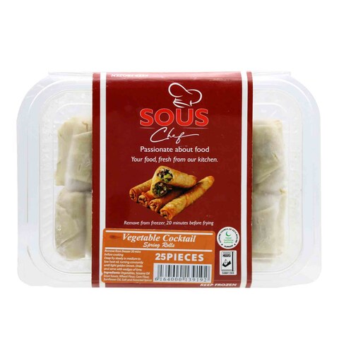 Buy Sous Chef Vegetable Spring Rolls 300g (25 Pieces) Online ...