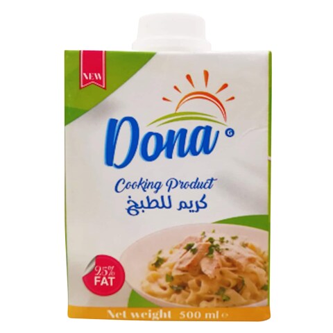 Buy Dona Cooking Cream 500ml Online | Carrefour Lebanon