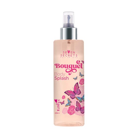 Buy Seven Secrets Body Splash - Bouquet - 235ml Online | Carrefour Egypt