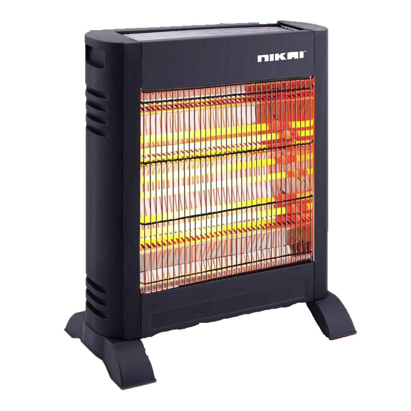 Buy Nikai NQH200FH 4Quartz Heater 1600W Black Online | Carrefour KSA