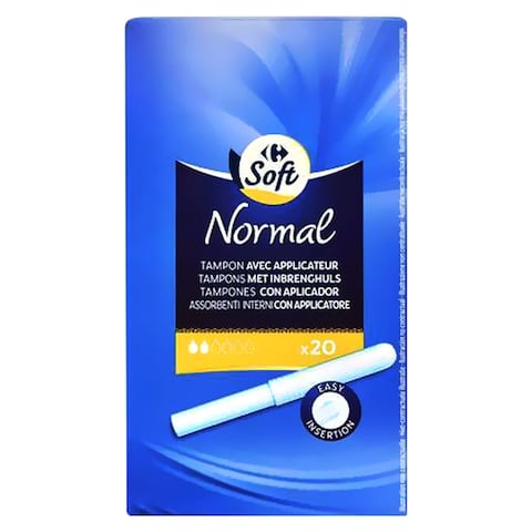 Carrefour Normal Tampons with Applicator 20 Tampons Online | Carrefour UAE