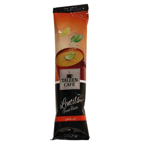 Taleen Café Instant Soup Lentil 20 Gram Online | Carrefour Jordan