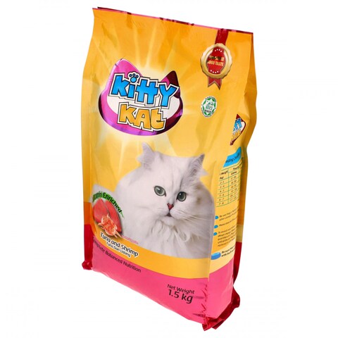 Buy Kitty Kat Tuna & Shrimp Cat Food 1.5Kg Online | Carrefour Pakistan