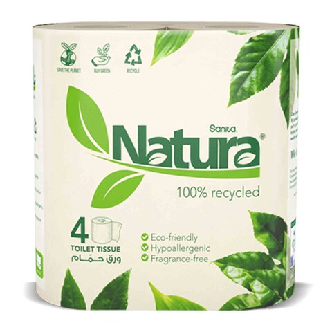 Natura Toilet Tissue 4 Rolls 2 Ply 200 Sheets price in Saudi Arabia ...