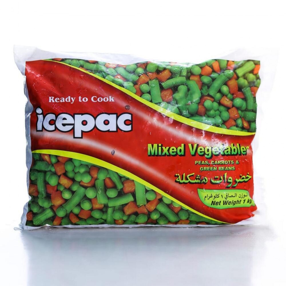 Buy Icepac Mixed Vegetable 1 kg Online | Carrefour Pakistan