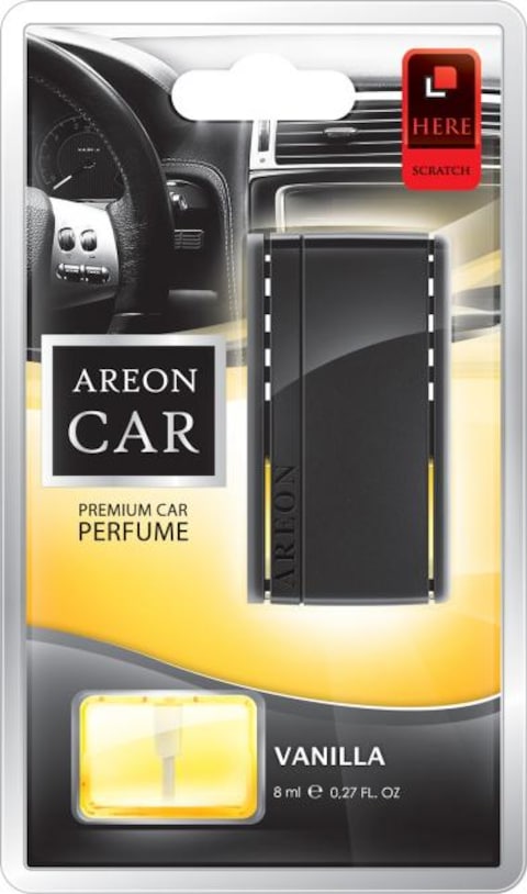 Areon Air Freshener Vanilla Car 8 Ml Blister Online | Carrefour Jordan