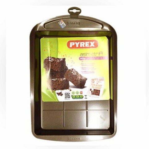 Buy PYREX ASIMETRIA DIV. BROWNIE PAN Online | Carrefour Kenya