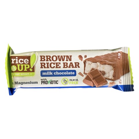 Rice Up Brown Rice Bar With Milk Chocolate 18g price in Kuwait ...