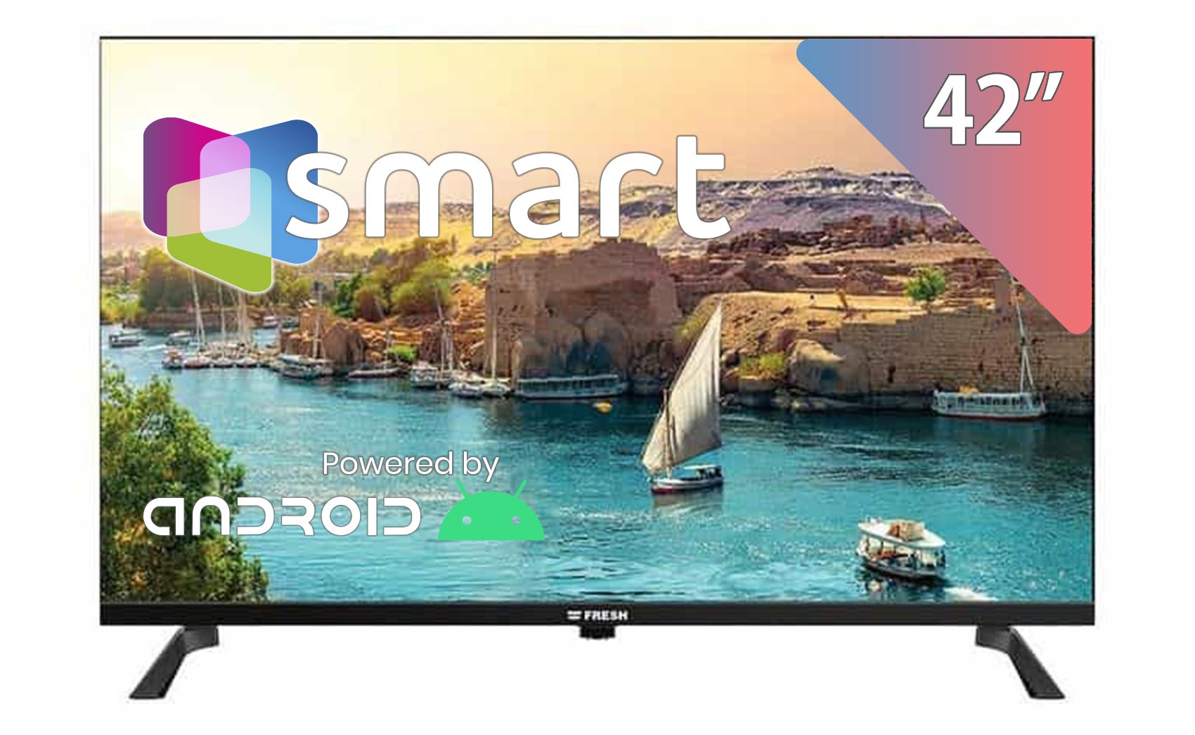 Buy Fresh 42-inch Full HD Smart TV - 42MF435 Online | Carrefour Egypt