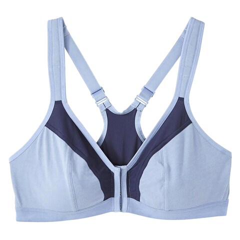 Buy TEX Low Serena Cotton Sports Bra Size 100C Blue Online | Carrefour ...