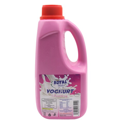 Buy Royal Fresh Strawberry Yoghurt 1L Online | Carrefour Kenya