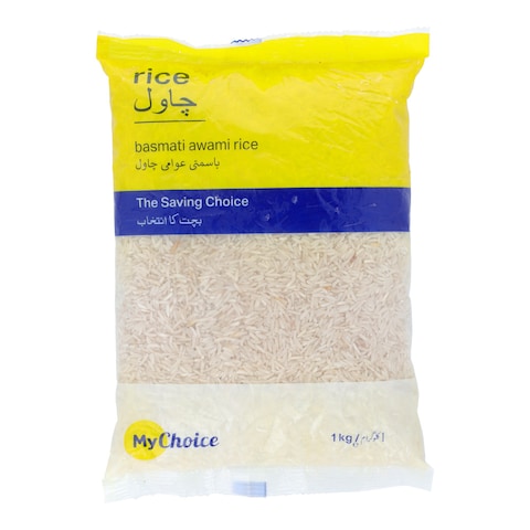 Buy My Choice Basmati Awami Rice 1 kg Online | Carrefour Pakistan