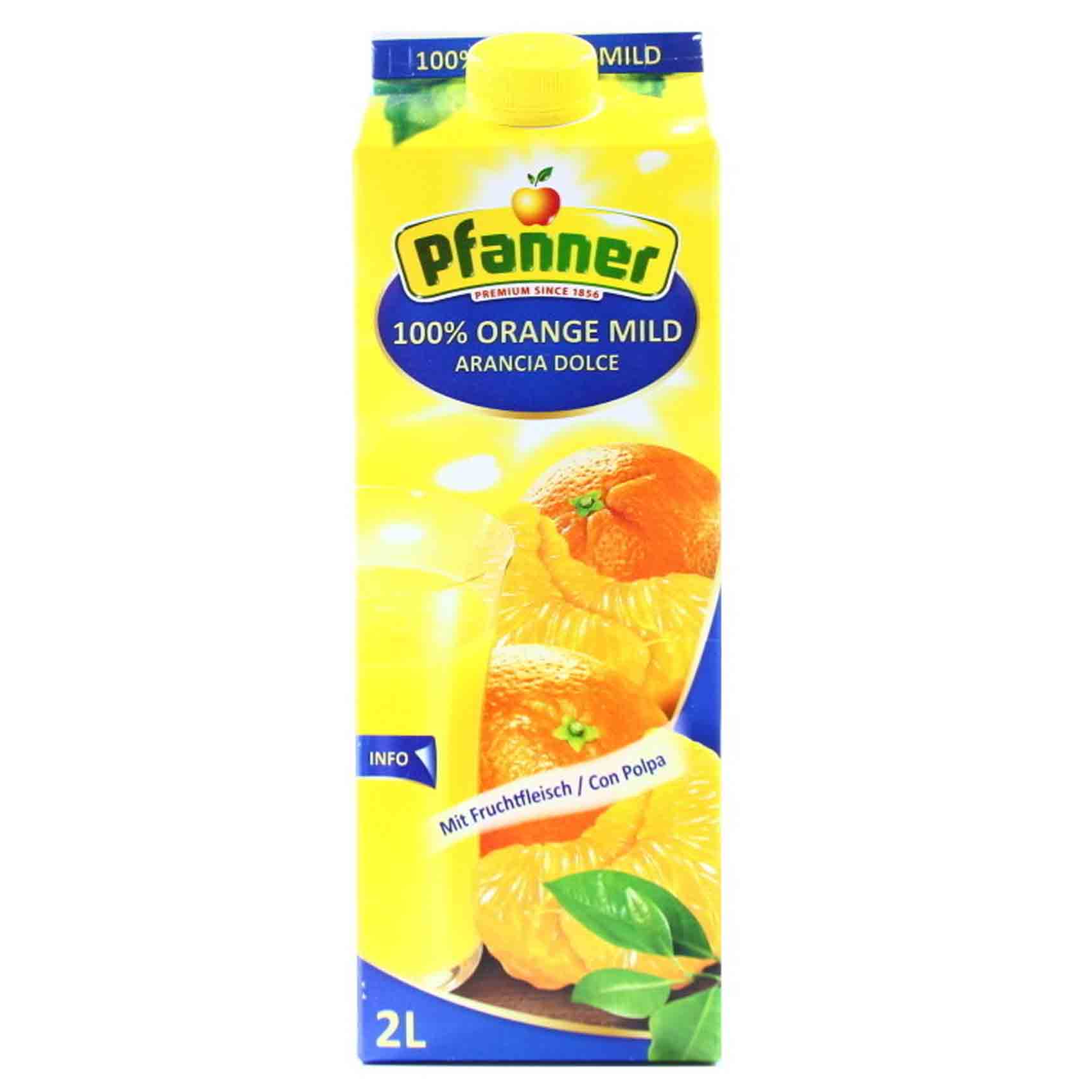 Pfanner Juice Orange Pulp Flavor 2 Liter Online Carrefour Jordan