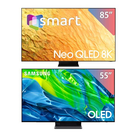 Buy Samsung 85QN800B - 85-inch 8K Neo QLED Smart TV with QA55S95B - 55 ...